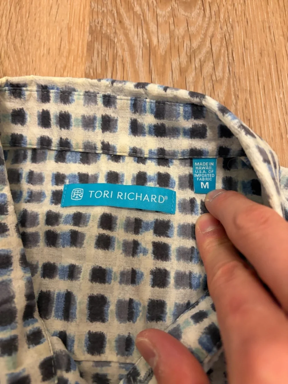 Tori Richard | Shirts | Tori Richard Cotton Lawn Hawaiian Shirt Blue ...